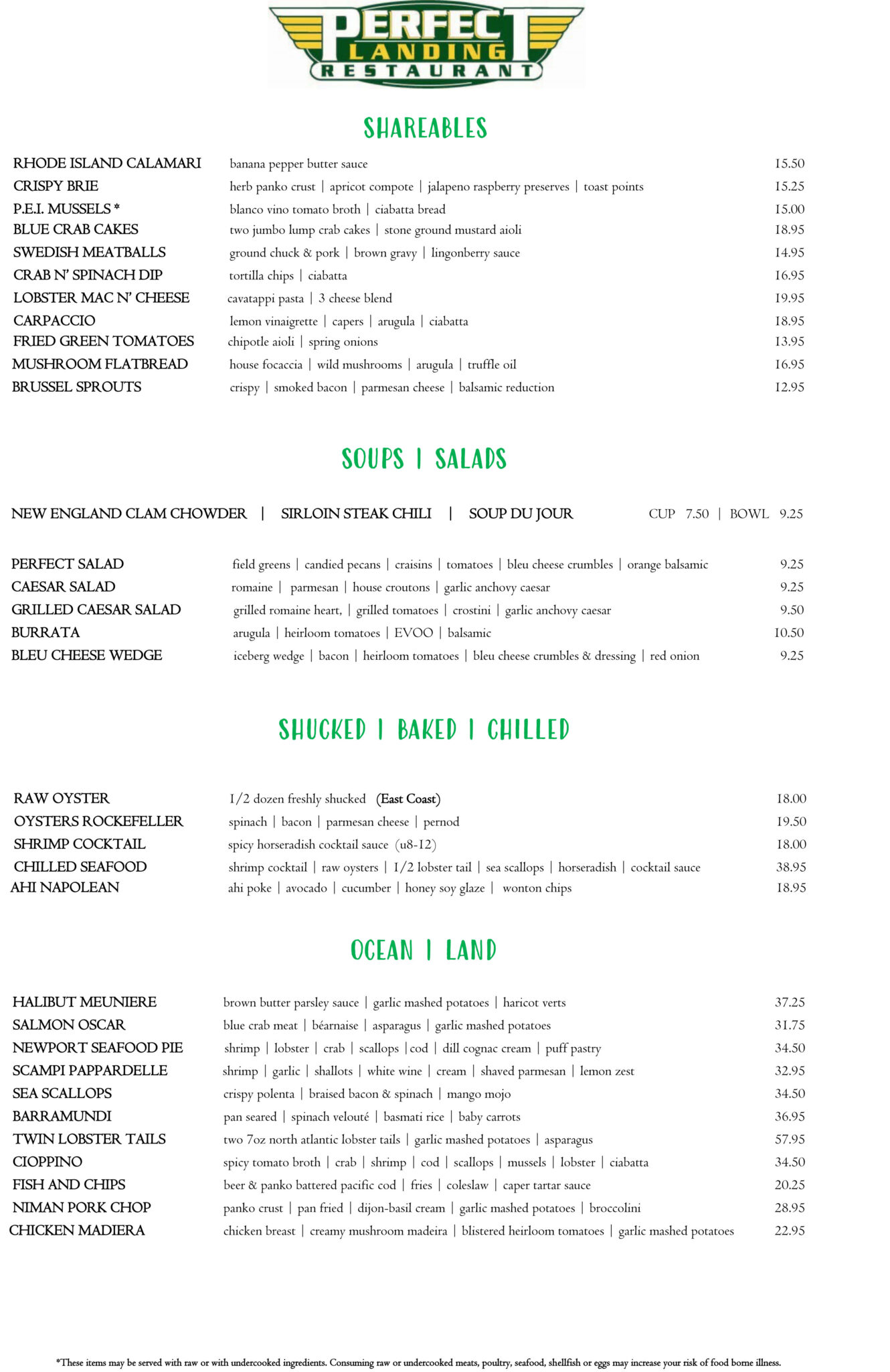 Dinner – The Perfect Landing | Englewood Restaurants