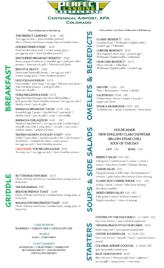 Breakfast/Lunch – The Perfect Landing | Englewood Restaurants