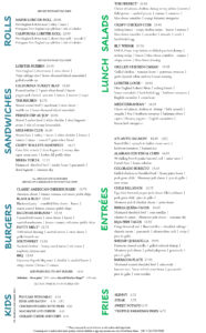 Our Menus – The Perfect Landing | Englewood Restaurants